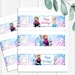 Frozen Water Bottle Labels, Elsa and Anna Bottle Labels, Instant ...