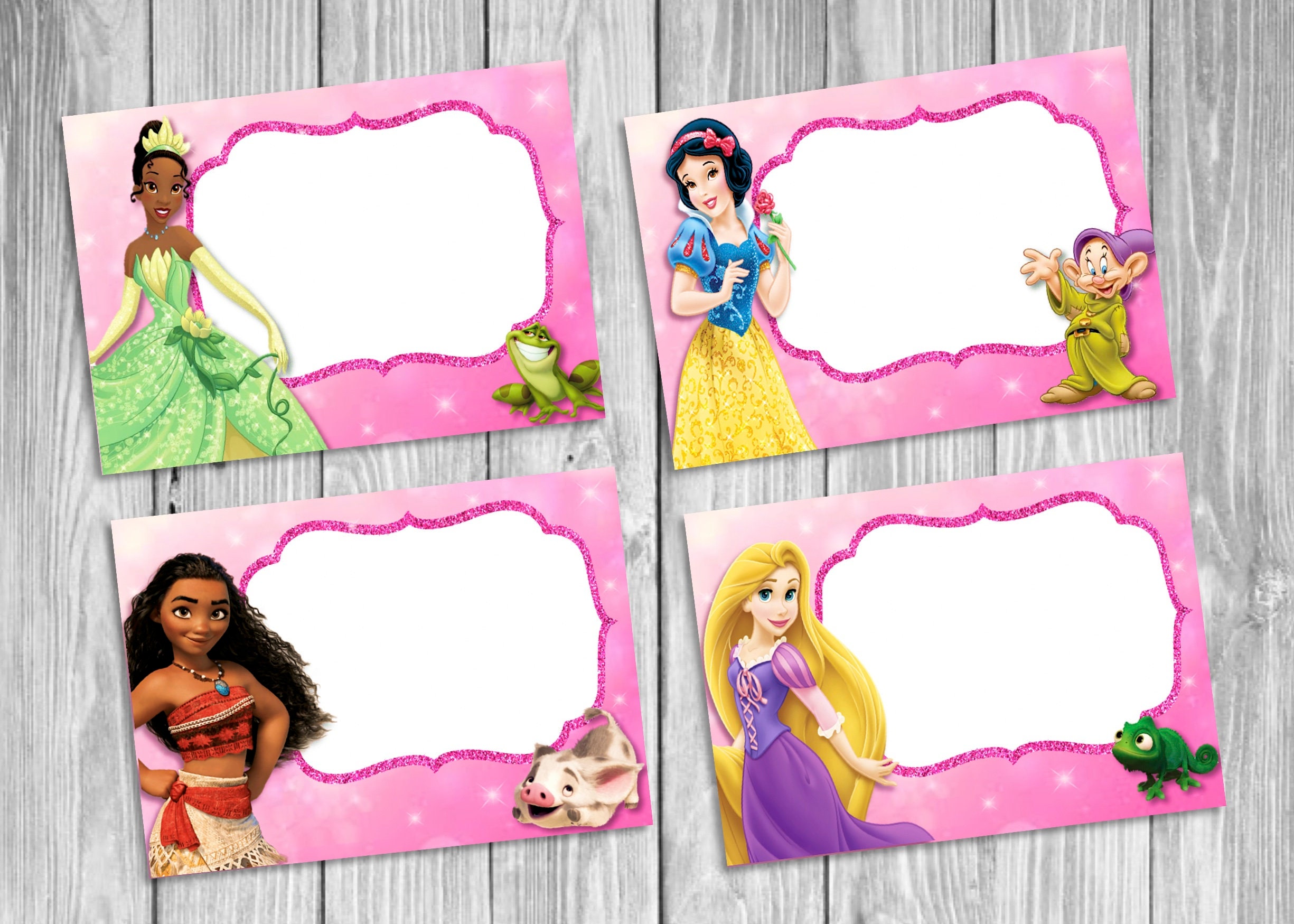 Princess Food Tent Label Princess Food Label Princess Food - Etsy