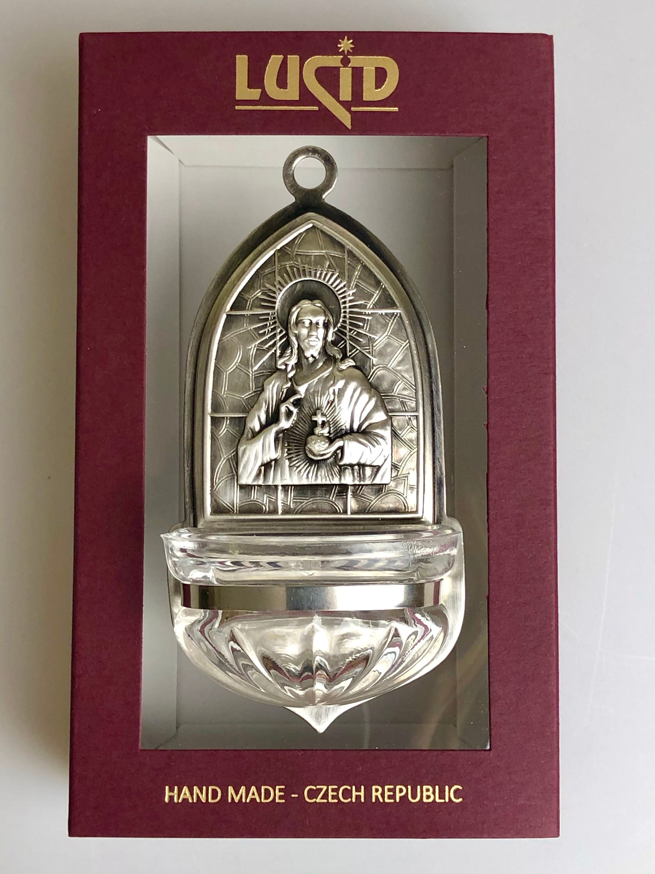 Holy Water Font The Sacred Heart of Jesus religious gift | Etsy