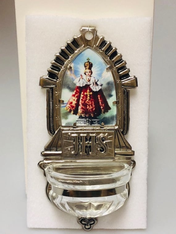 Holy Water Font the Infant Jesus of Prague - Etsy