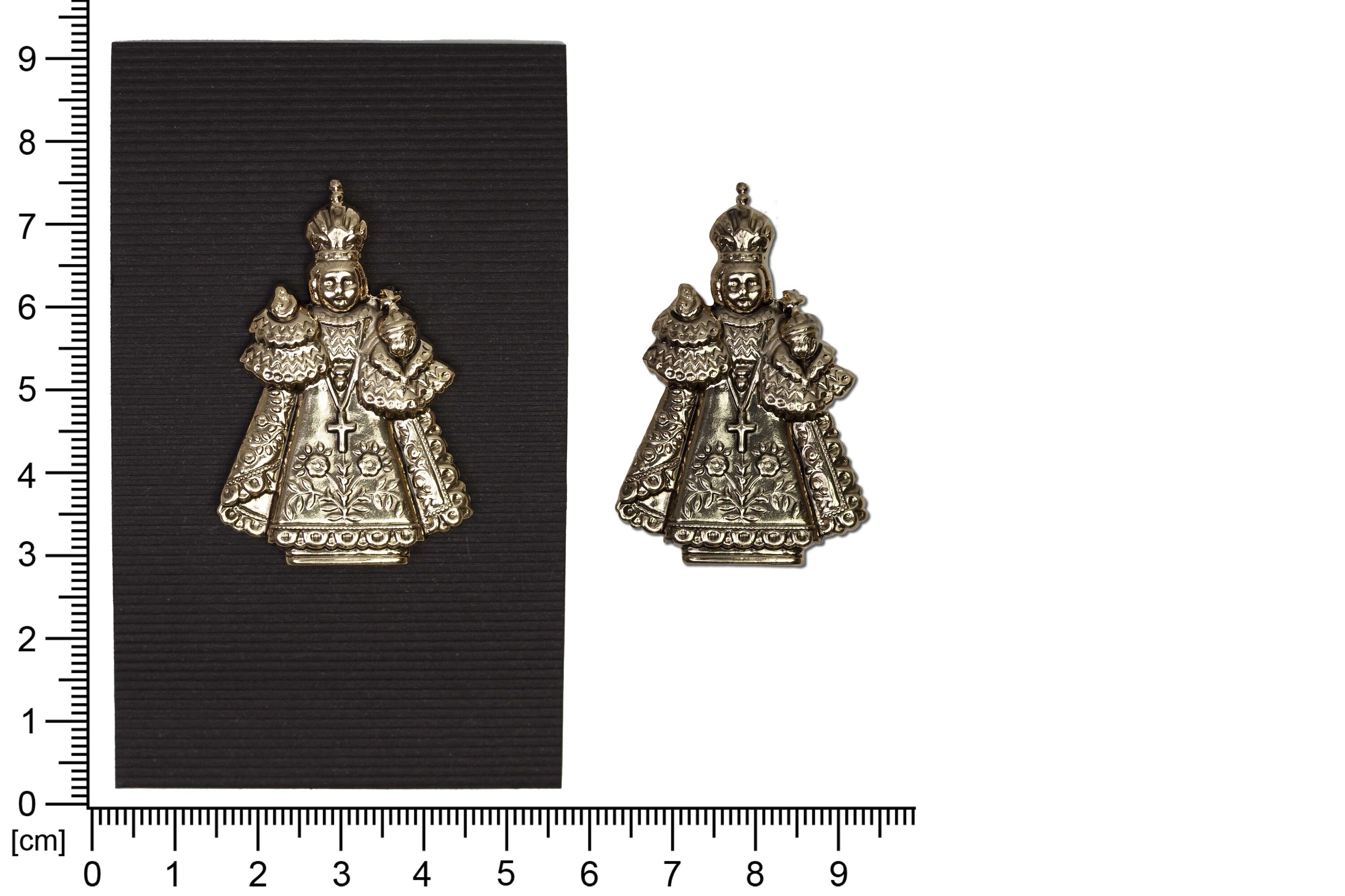 The Infant Jesus of Prague Pin, Shiny Brass Brooch, Religious Pins ...