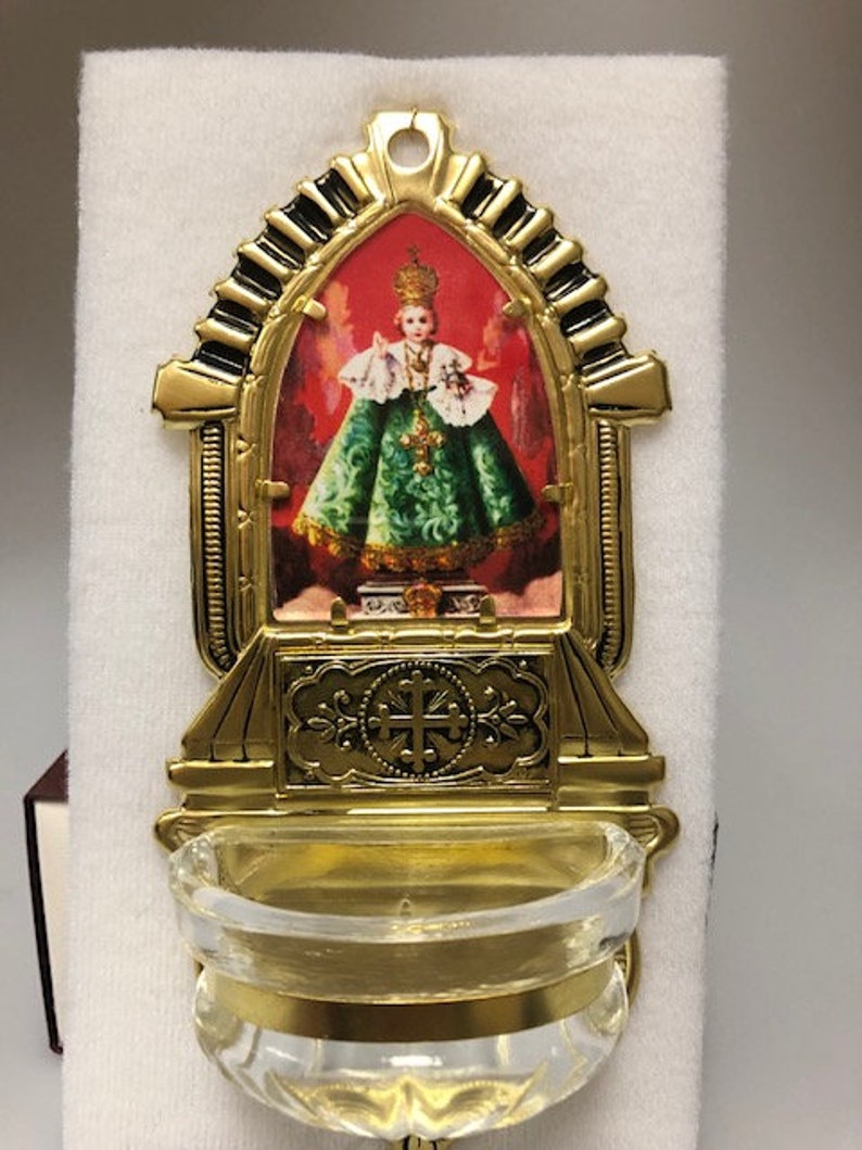 Holy Water Font the Infant Jesus of Prague - Etsy