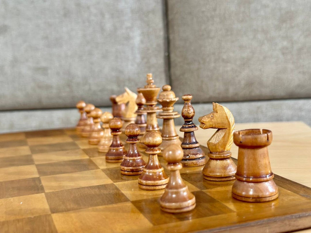 Rare Germany Chess Set in Chess Box 60s Vintage in Good Condition ...