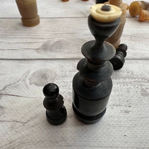Vintage Vietnam Chess Set Horn in Very Good Condition Rare 1960s. Great ...