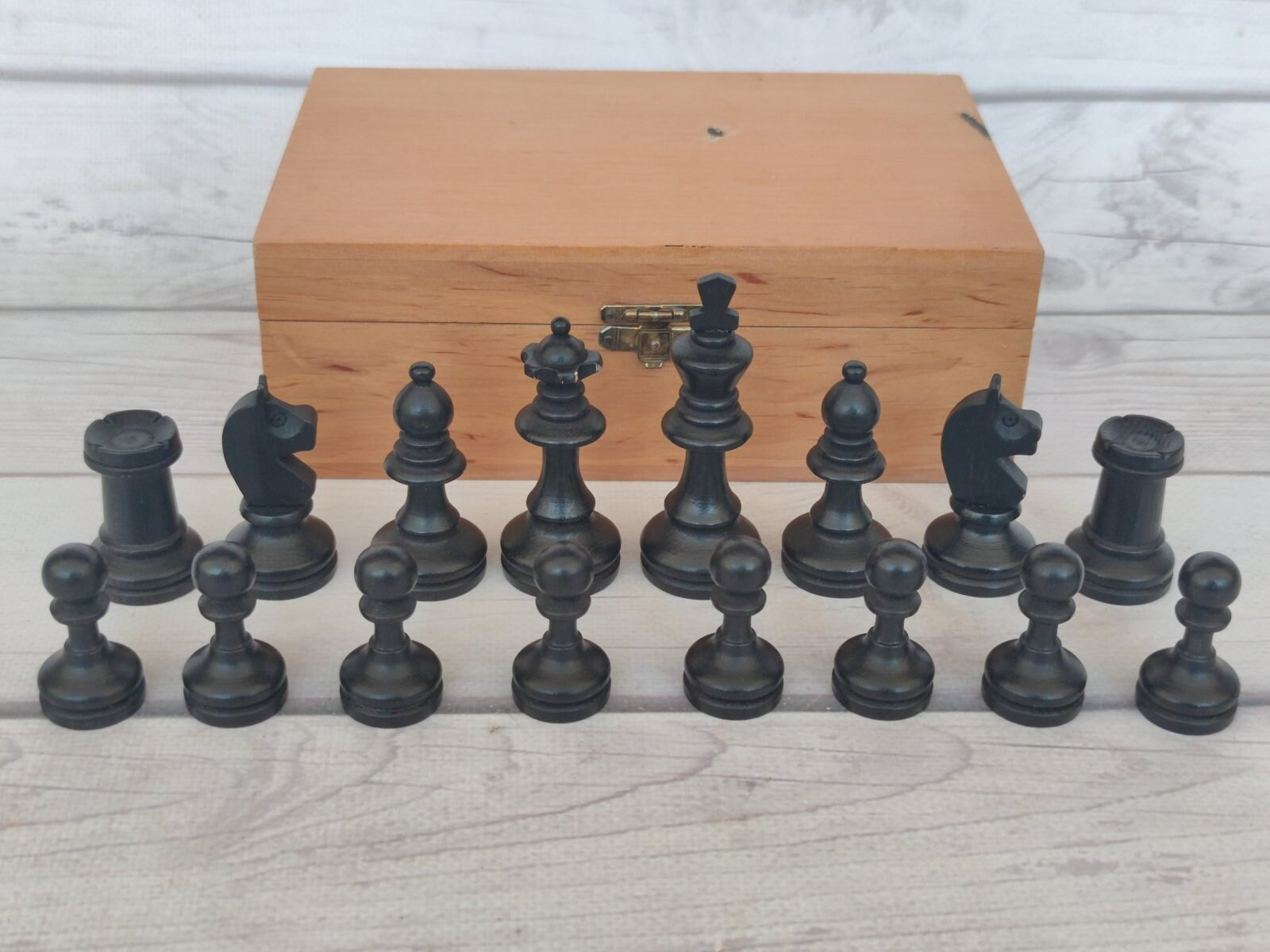 German Chess Set in Original Box 80s Vintage in Very Good - Etsy