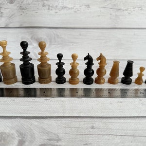 Vintage Vietnam Chess Set Horn in Very Good Condition Rare 1960s. Great ...