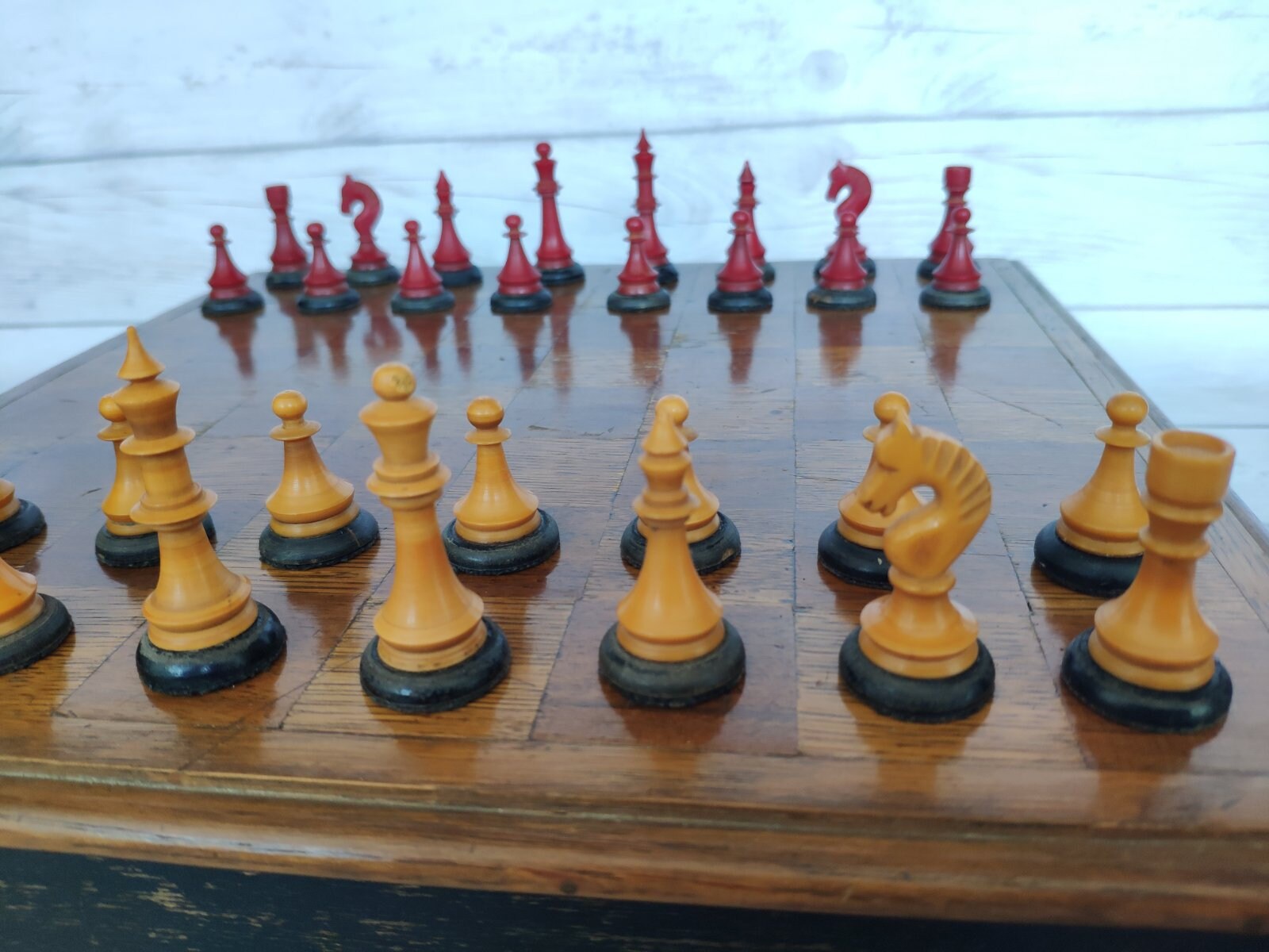Interesting Soviet chess set presented to party organizer | Etsy