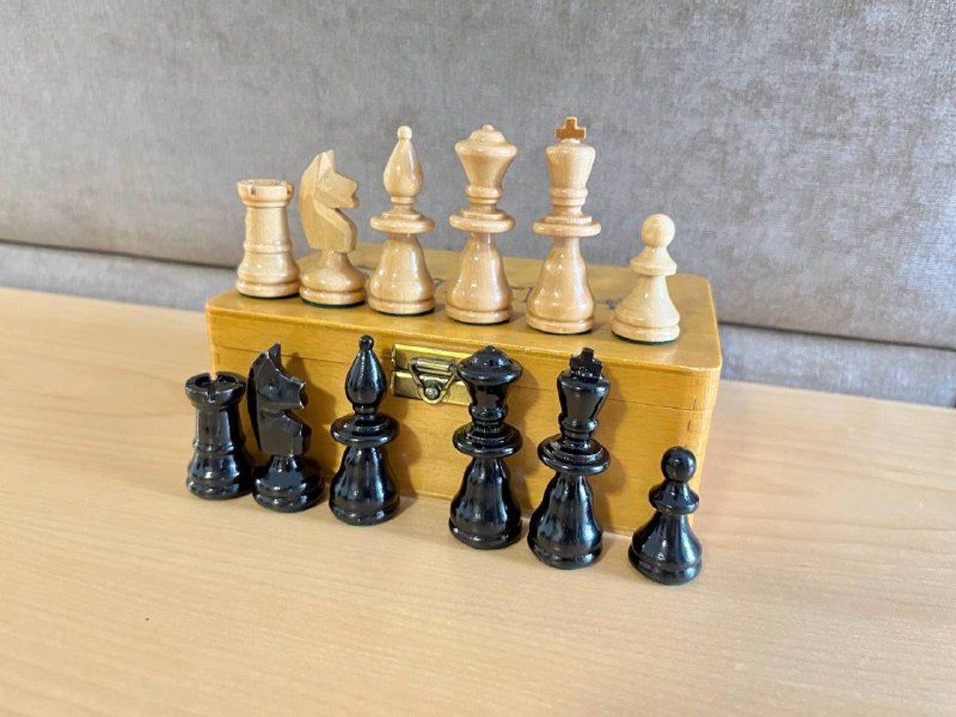 Germany Small Chess Set in Original Box 70s Vintage in Good Condition ...