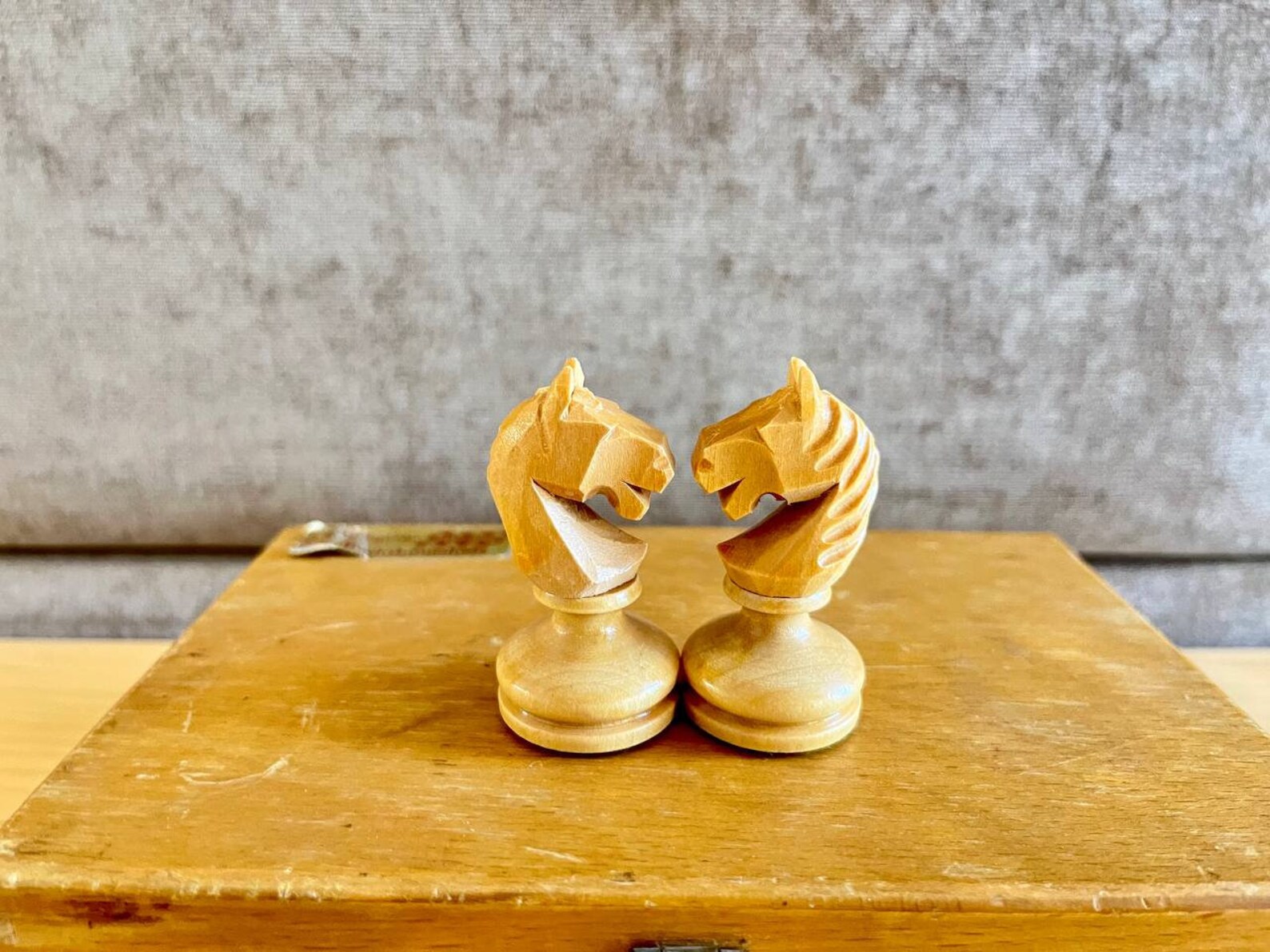 Germany Chess Set With Weights in Original Box 70s Vintage in Good ...