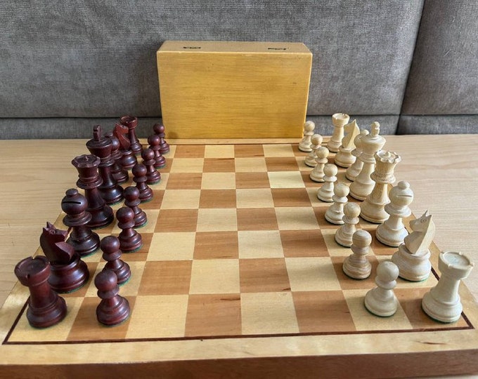 Chavet Chess Set in Box 70s Vintage in Good Condition. Great Gift for ...