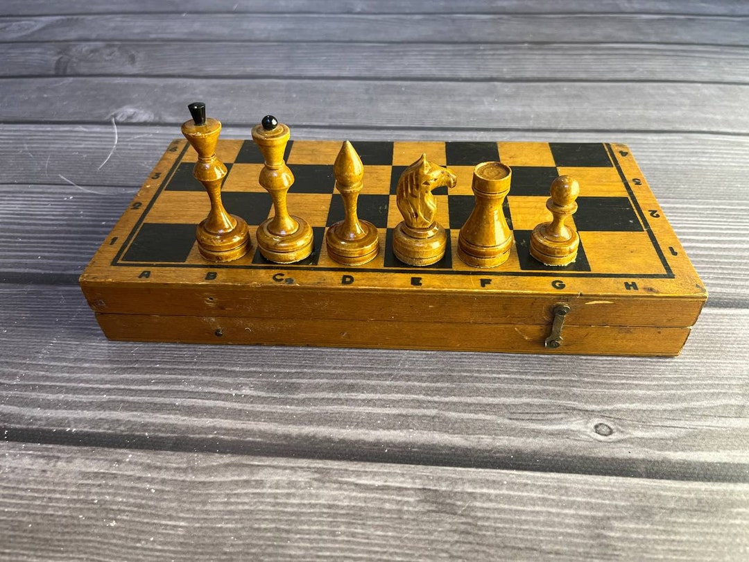 Antique Soviet Chess Set 60s Vintage in Great Collection Condition ...