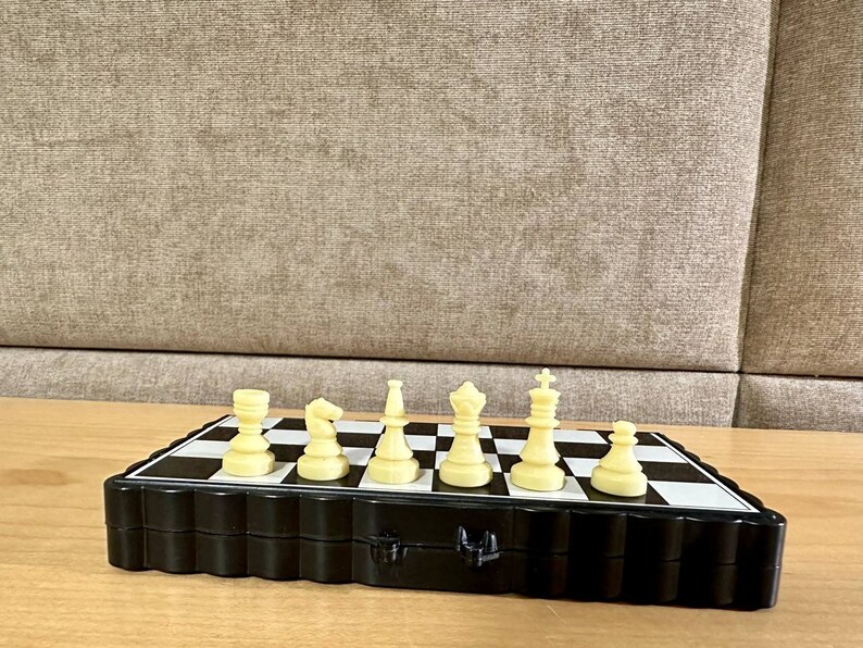 Magnetic Traveling Chess Set Made in Europe 90s Vintage in - Etsy
