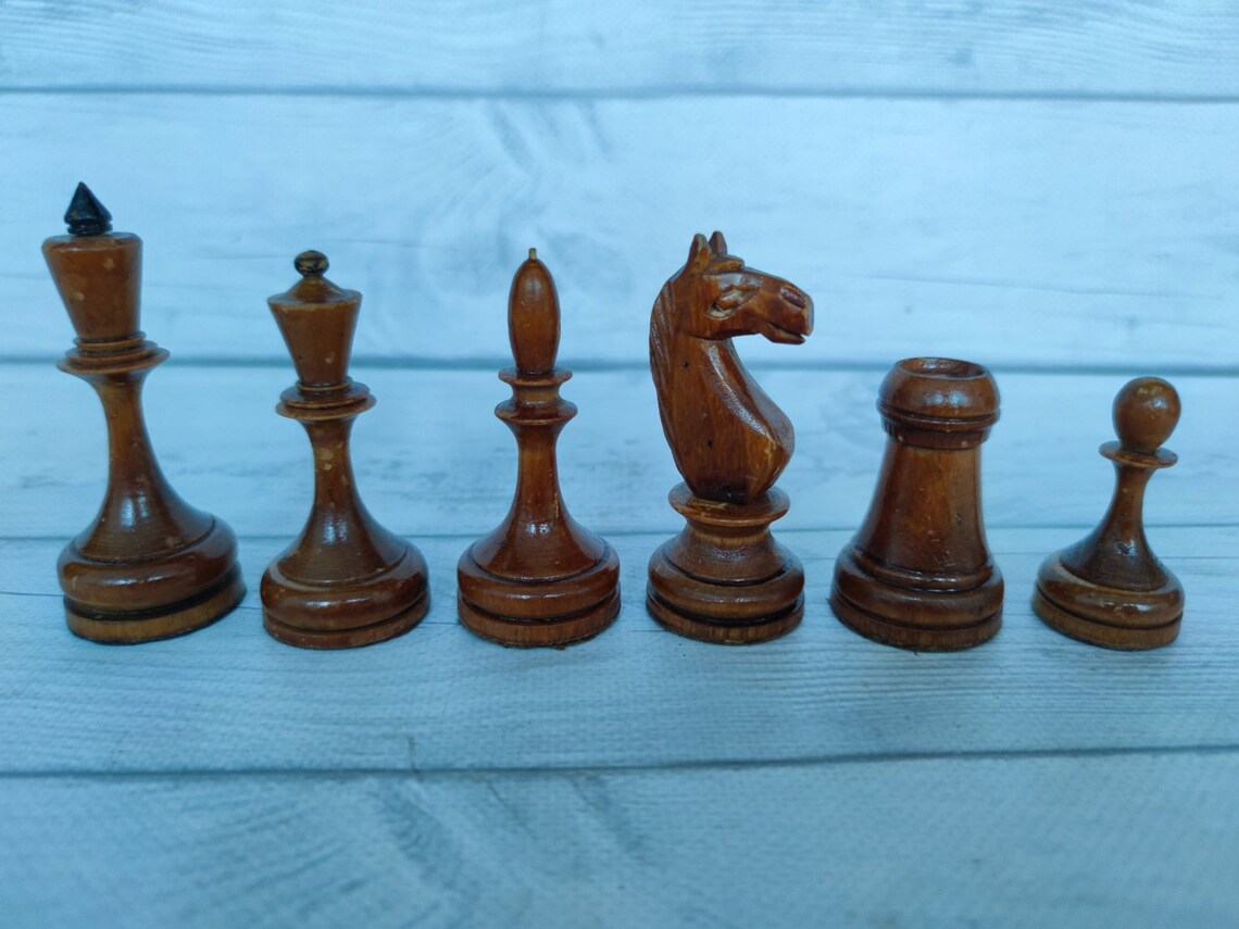 Soviet Chess championship Set of the 50s Vintage - Etsy