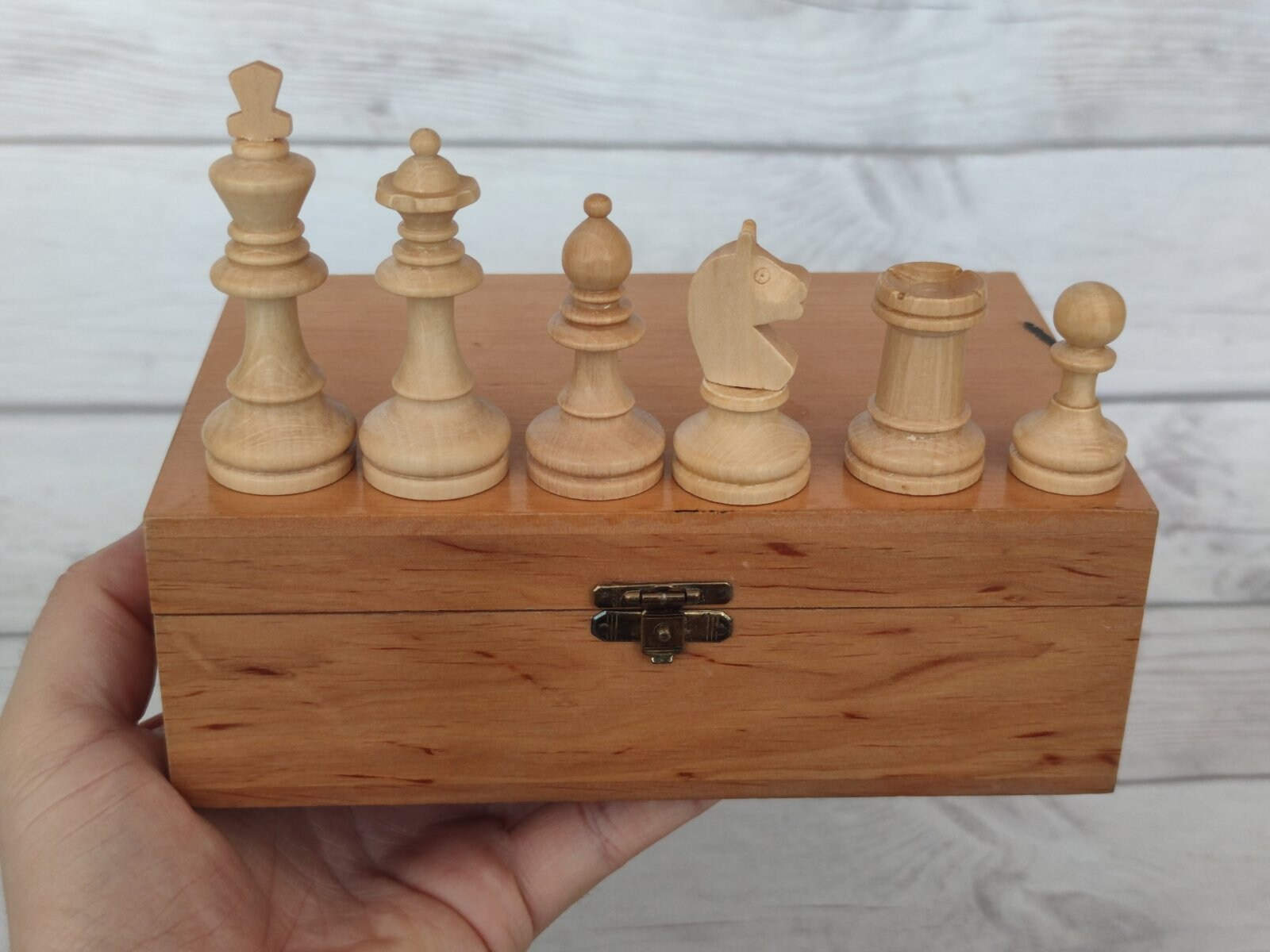 German Chess Set in Original Box 80s Vintage in Very Good - Etsy