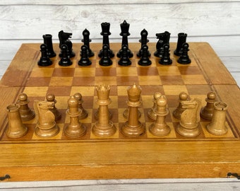 Germany Chess Set With Heavy Weights 60s Vintage in Great Collectible ...