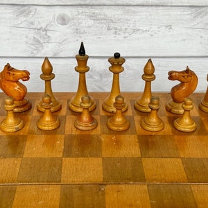 Soviet Vintage Chess Set 60s in Good Condition . Great Gift for Mens ...