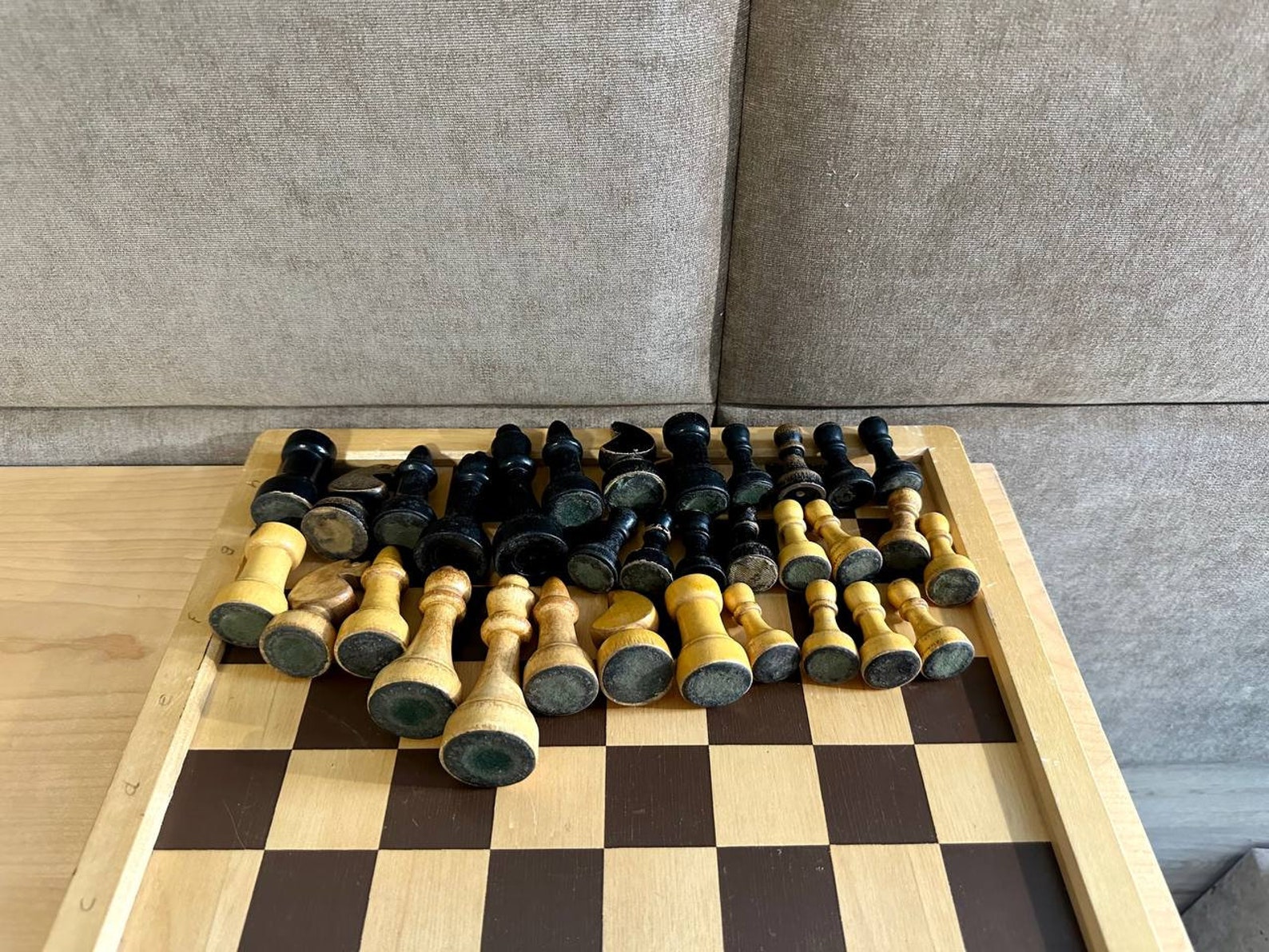 Germany Chess Set With Heavy Weights 60s Vintage in Great - Etsy