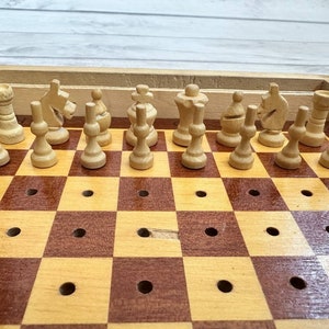 Vintage Germany Pocket Chess Set Made of Plstic in Box 60s. Great Gift ...