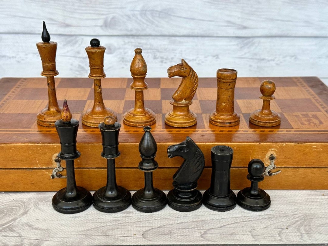 Rare Soviet Chess Set Averbakh 30s Vintage in Very Good - Etsy