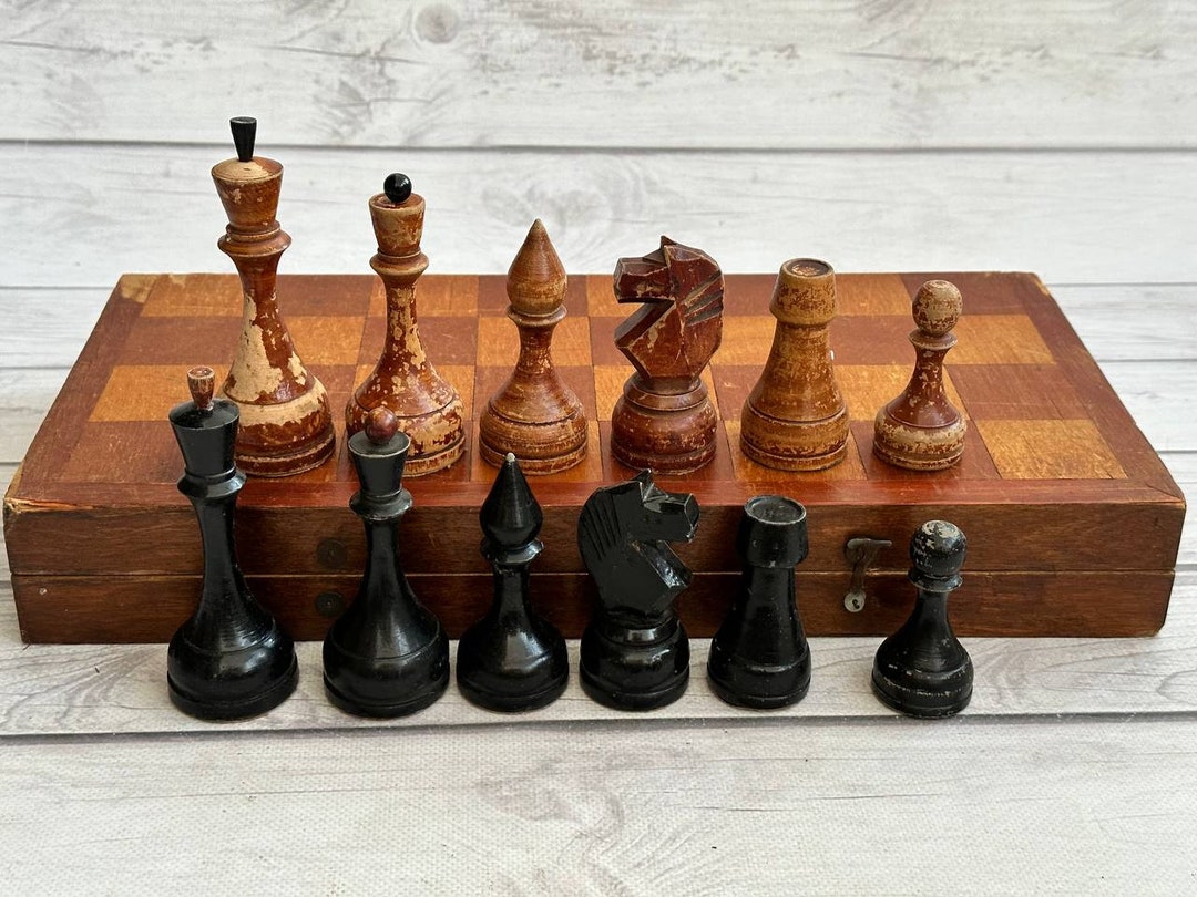Rare USSR Chess Set 60s Vintage in Good Condition. Very - Etsy