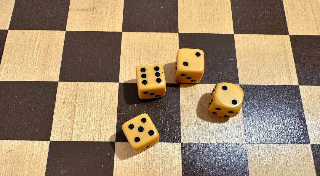 Rare Germany Board Game of Bakelite Dice . Great Gift for Mens, Chess ...