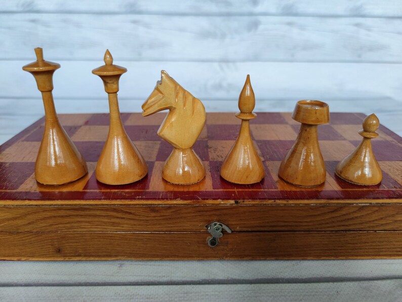 Belarusian Chess Set in the Great Condition 60 S Vintage | Etsy