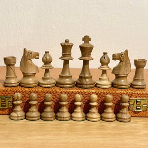Staunton Chess Set With Weights in Box. Great Gift for Mens, Chess ...
