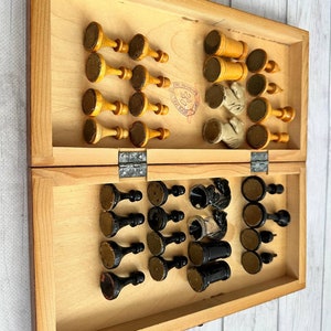 USSR Medium Wooden Chess Set 60s Vintage in Good Condition. Great Gift ...
