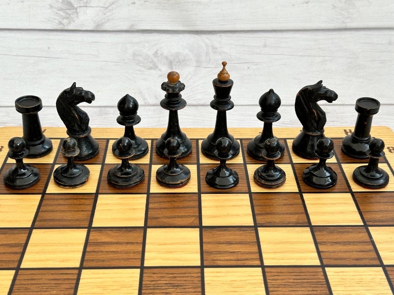 Soviet Chess Set With Weight 20s Vintage in Good Condition. Great Gift ...