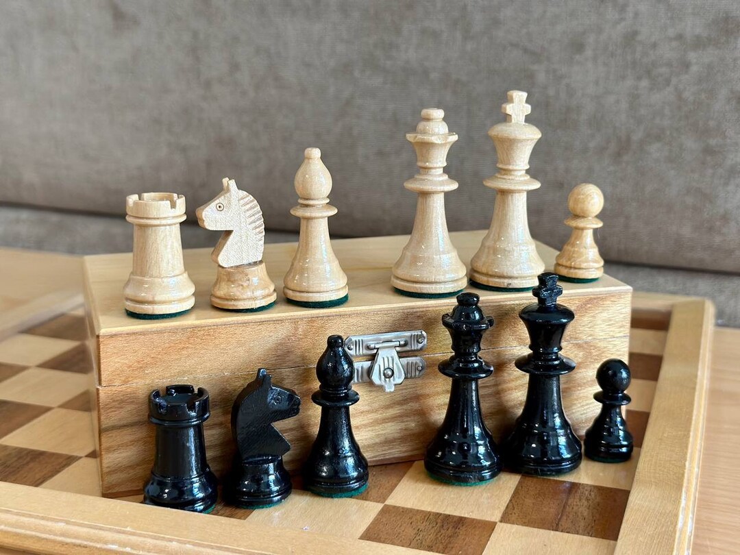 Vintage Germany Chess Set in Box 70s in Good Condition. Great Gift for ...