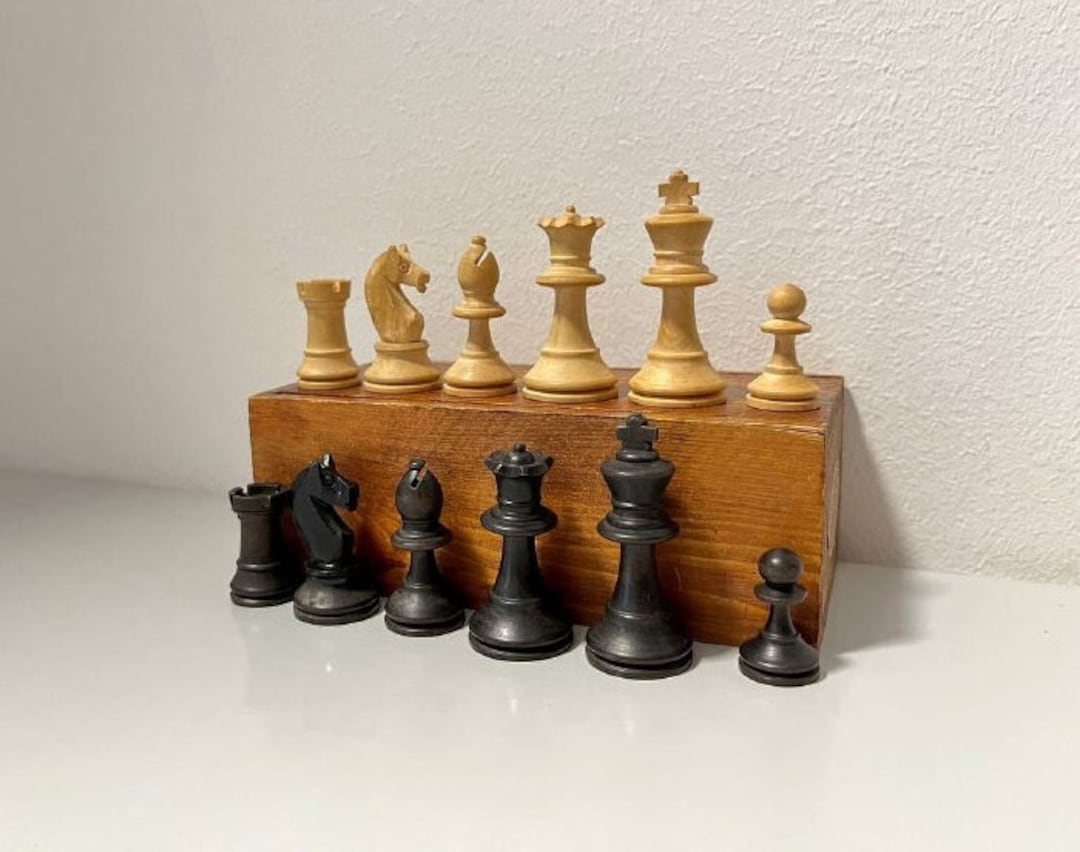 Vintage Chess Set in Original Box 60s Vintage in Good Condition. Great ...