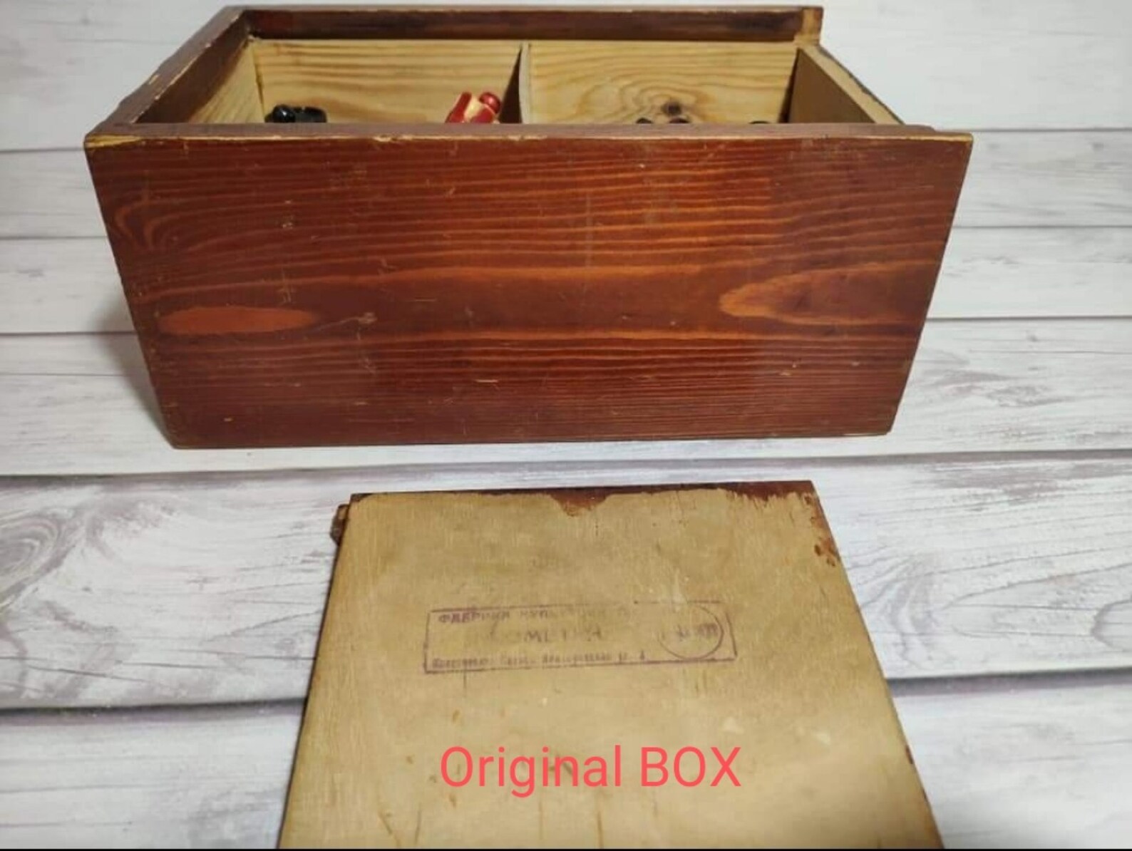 Reproduction Soviet Chess Box From Soviet Chess Set BFII (botvinnik ...