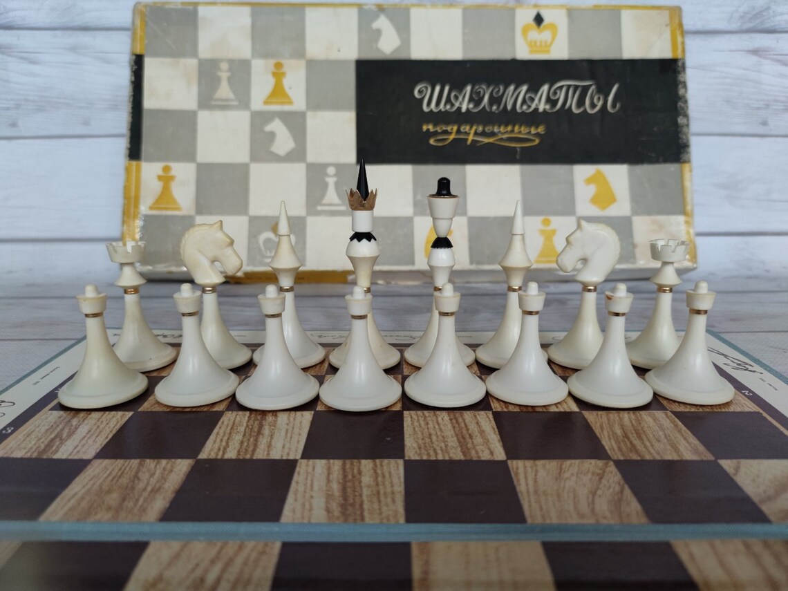 Rare Belarusian Chess Set Made of 80s Vintage Plastic - Etsy