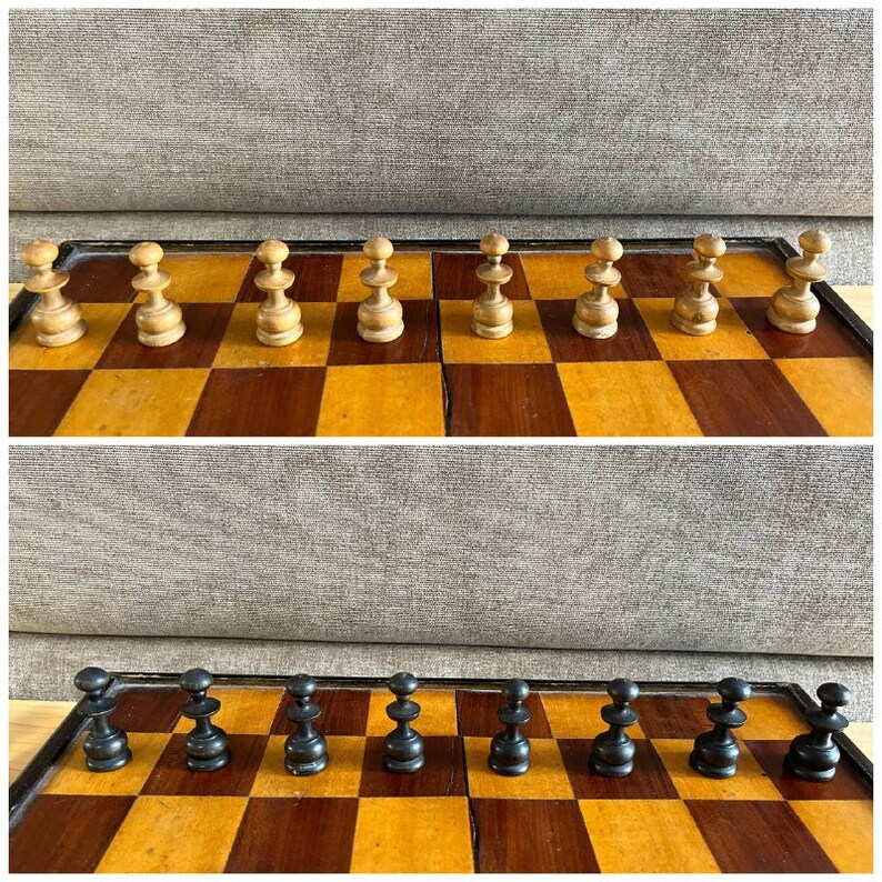 Vintage Germanic Chess Set Regency Chess. 1900s-1920s Vintage. - Etsy