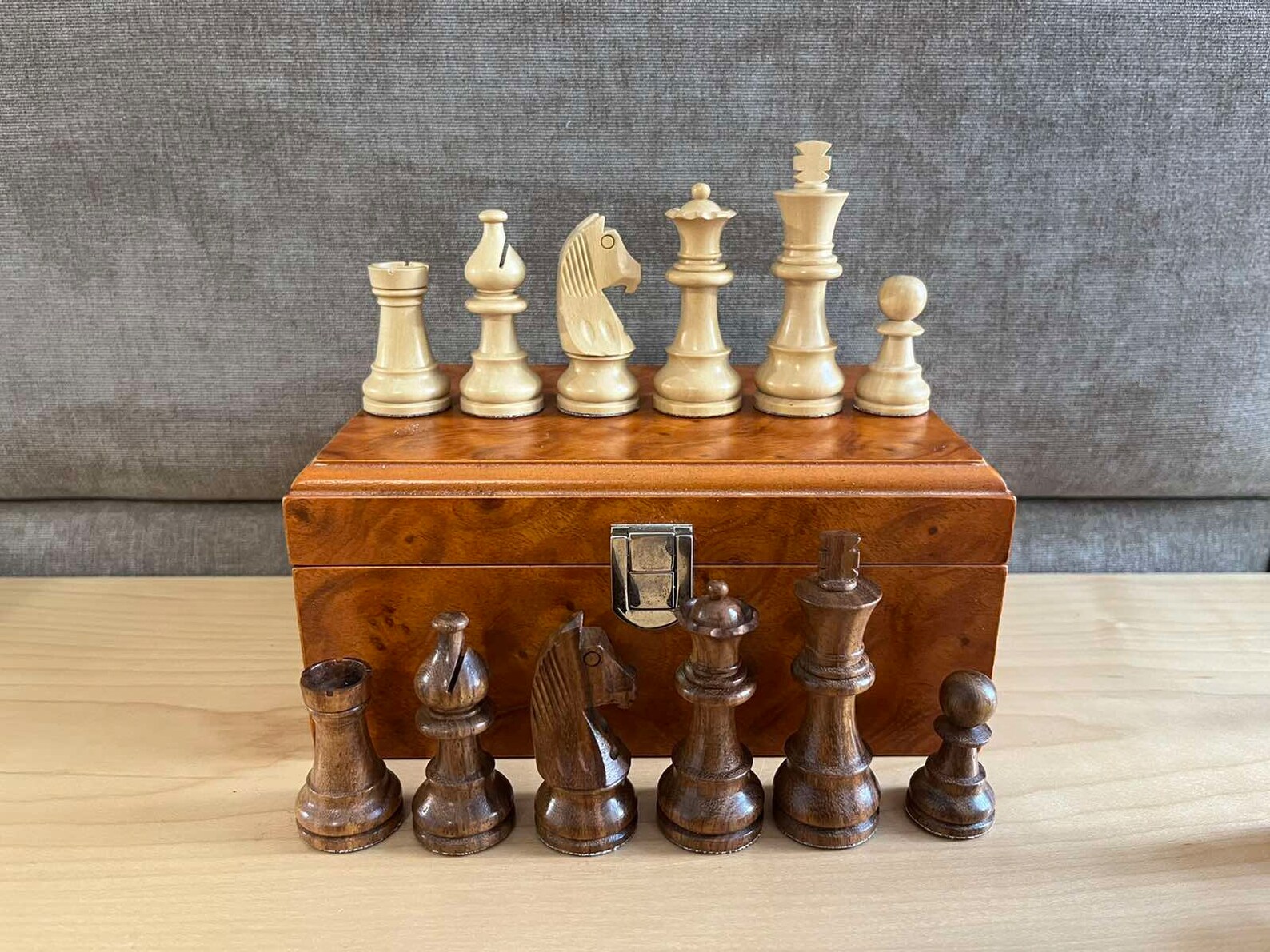 Germany Chess Set With Weights in Box 90s Vintage in Good - Etsy