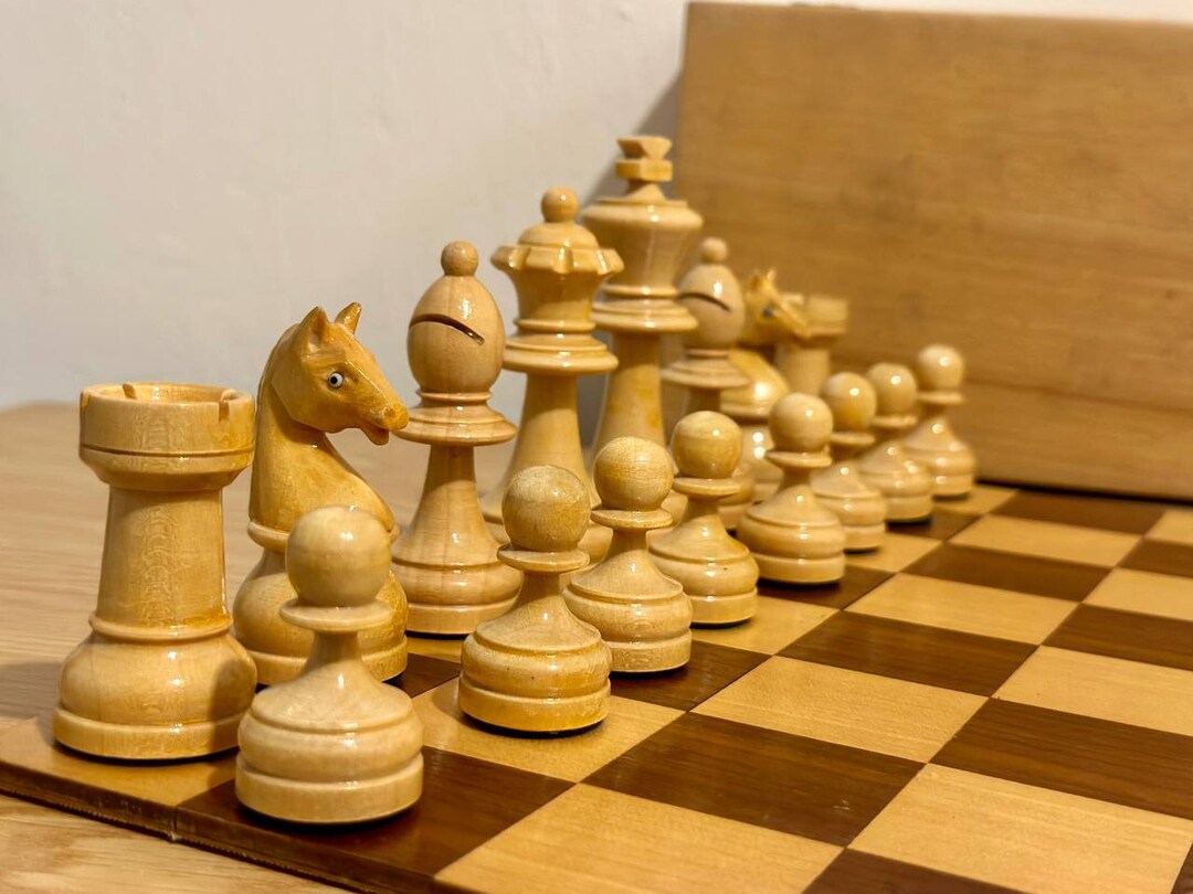 Rarest Chess Set 60s With Weights Very in Good Condition. Great Gift ...