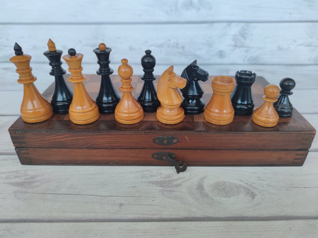 Rarest 1954 Soviet Chess Set is in Excellent Condition. Great - Etsy