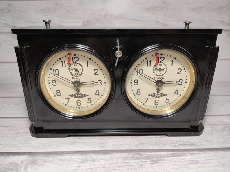 Tournament Soviet Chess Clock Jantar USSR Chess Clock 60s - Etsy