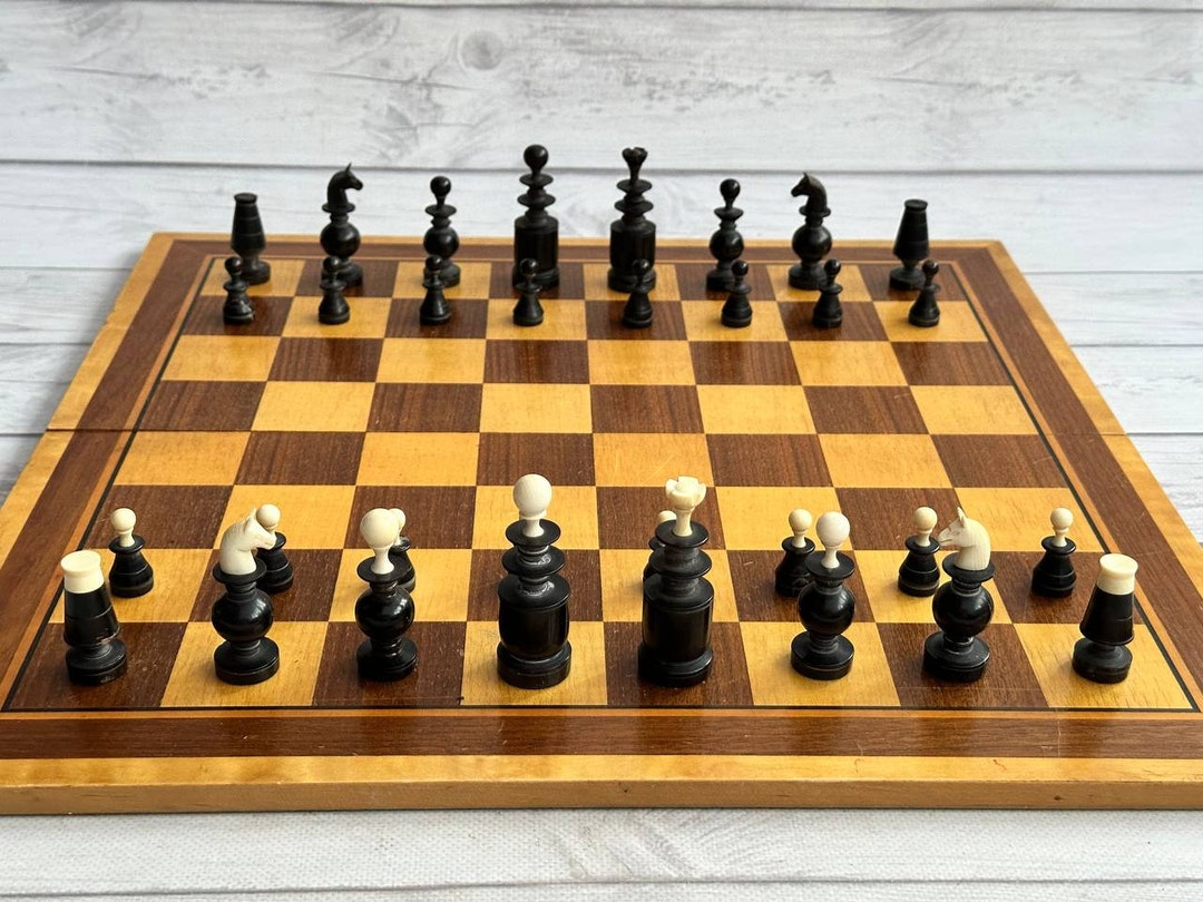 Rare Vietnam Chess Set Horn and Bone 60s. Great Gift for Mens and ...