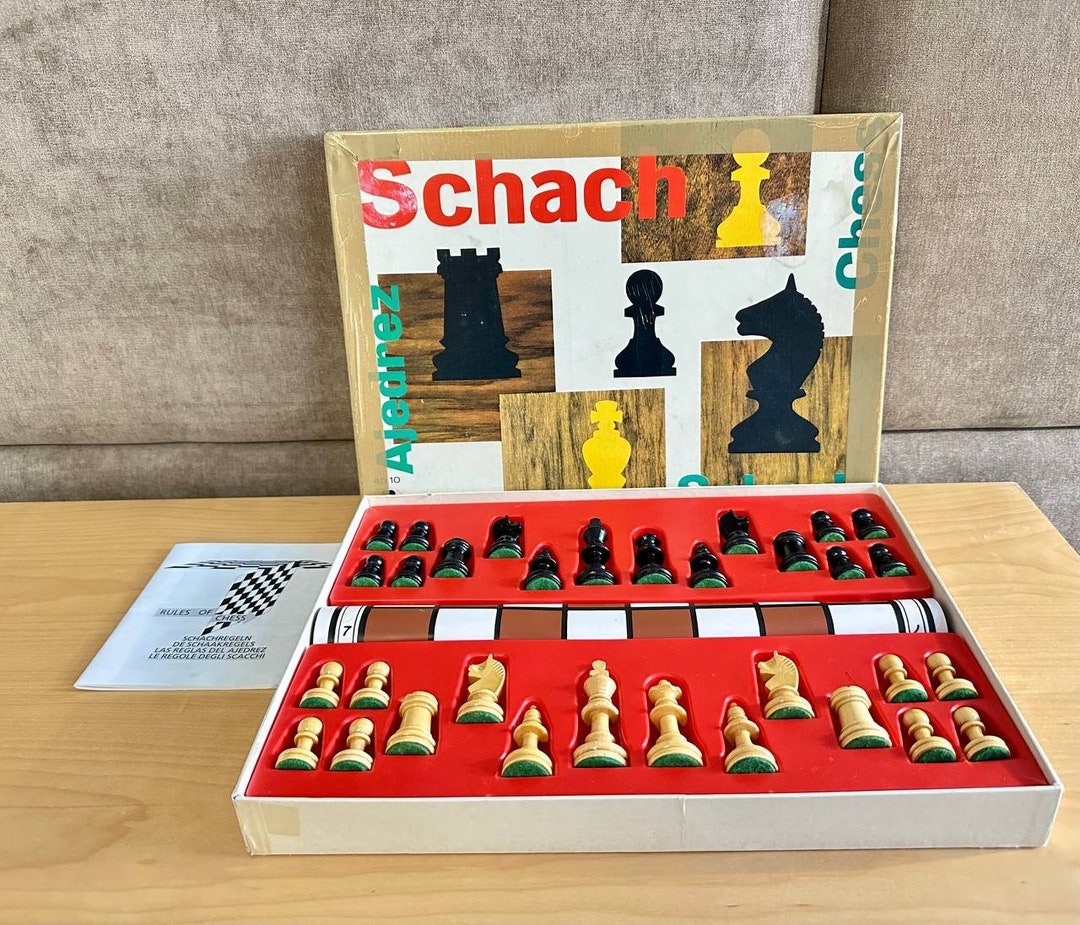 Small Germany Chess Set in Original Box 80s in Very Good Condition ...