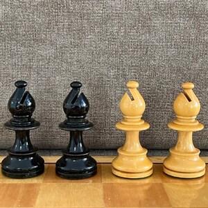 Staunton Chess Set With Weights in Box - Etsy