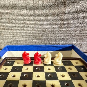 Germany Plastic Pocket Chess Set 70s Vintage in Good Condition. Chess ...
