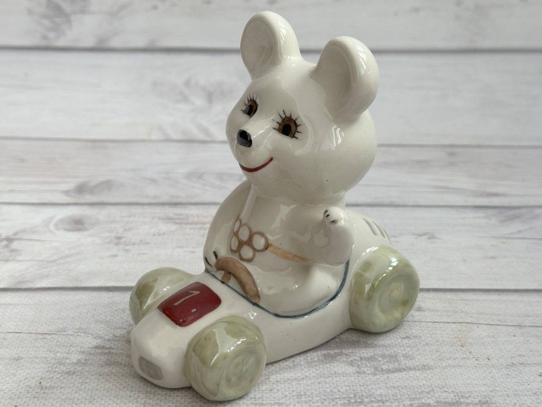 Soviet Olympic Bear "racer" Was Made in the "korosten Porcelain ...
