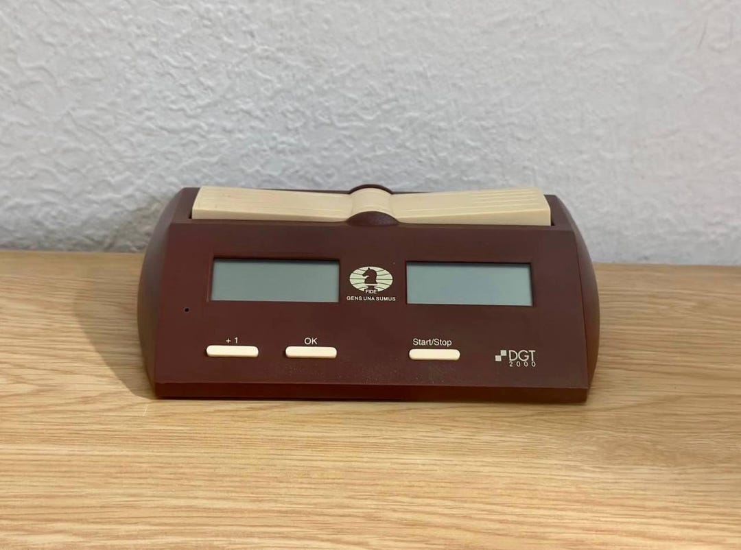 Rarest Dutch Chess Clock DGT 2000, Certified by FIDE for Tournaments ...