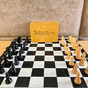 Germany Small Chess Set in Original Box 70s Vintage in Good Condition ...