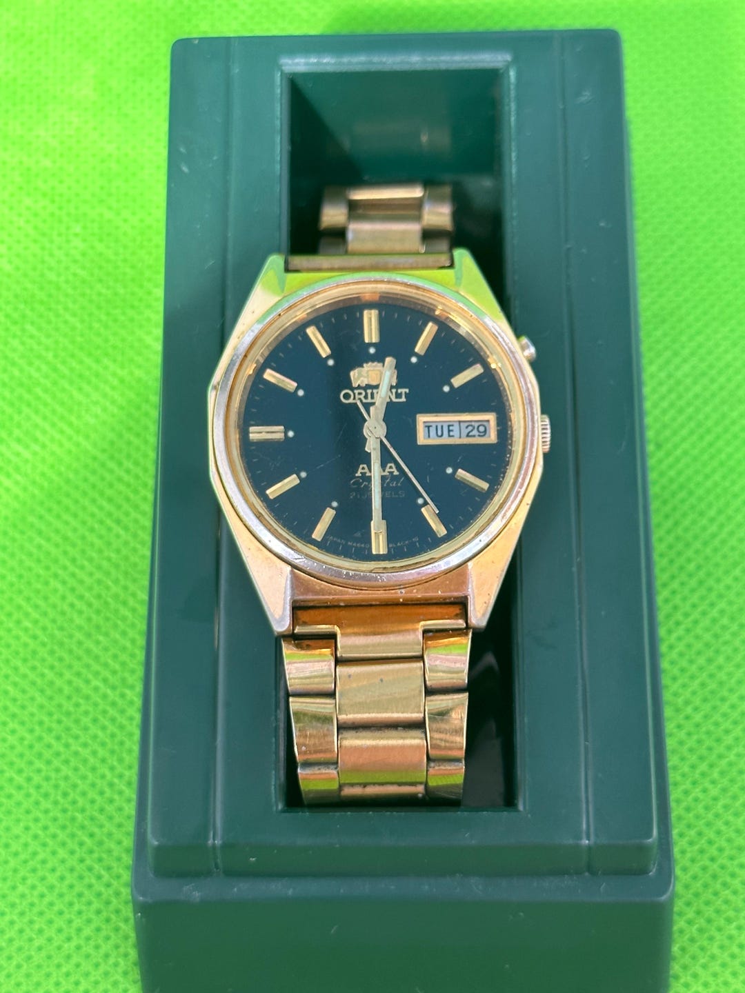 ORIENT 3 Star Mens Watch Vintage 70s Japanese Mechanical Automatic ...