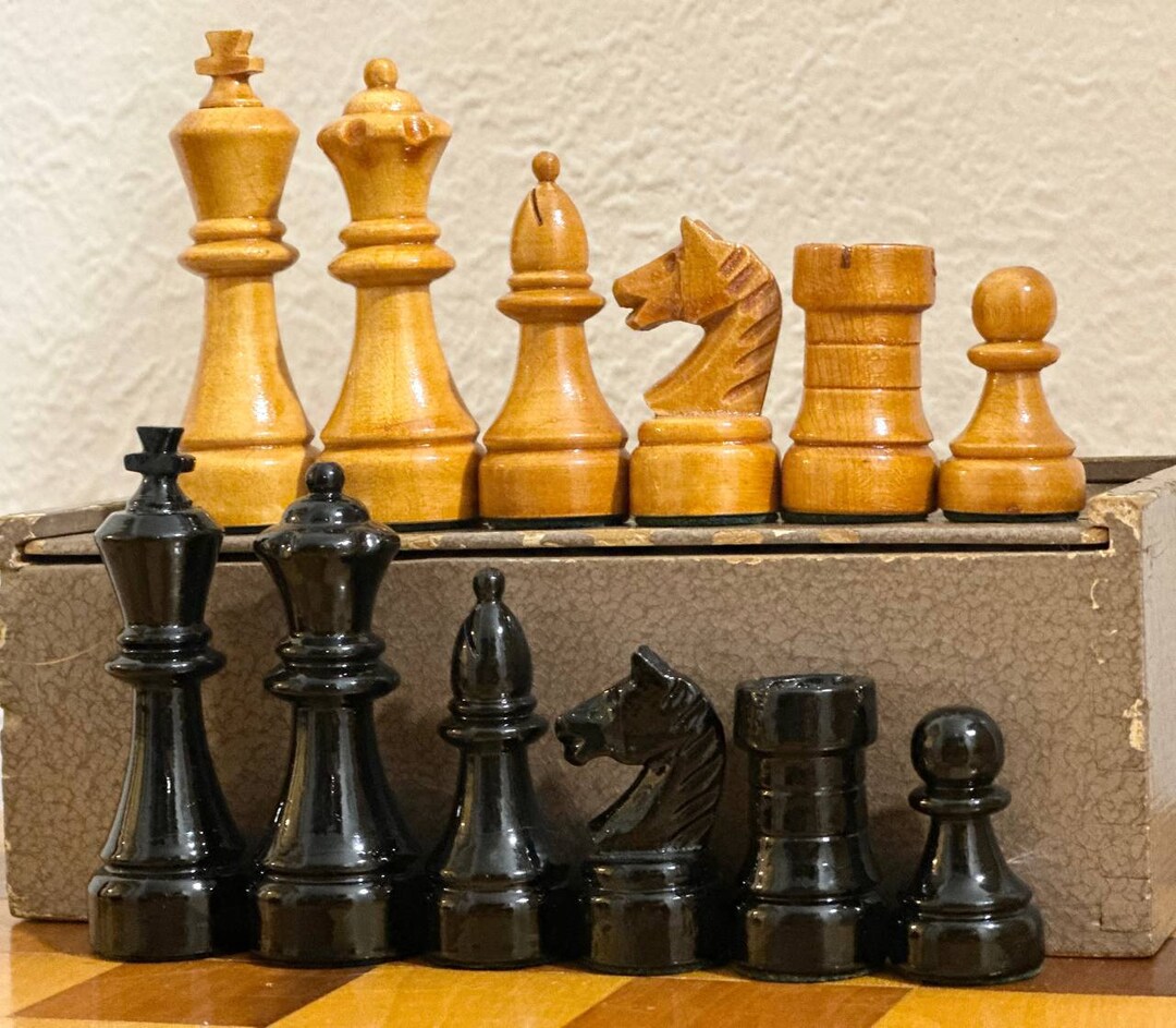 Vintage Germany Chess Set 60s Vintage in Great Condition . Great Gift ...
