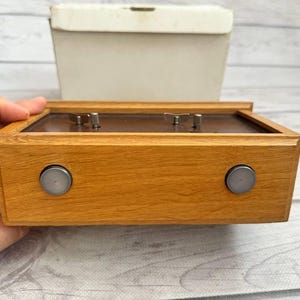 Chess Clock "insa" Made in Serbia. the Wooden Case is in Excellent ...