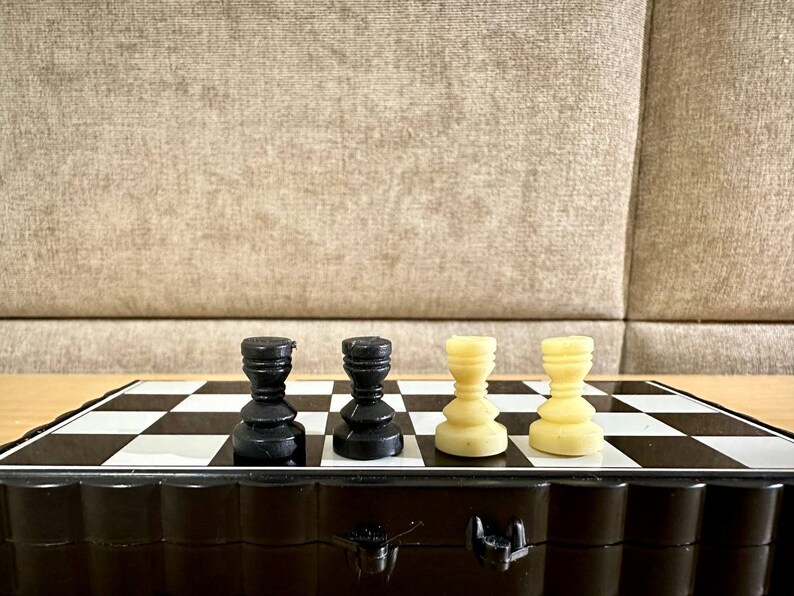 Magnetic Traveling Chess Set Made in Europe 90s Vintage in - Etsy