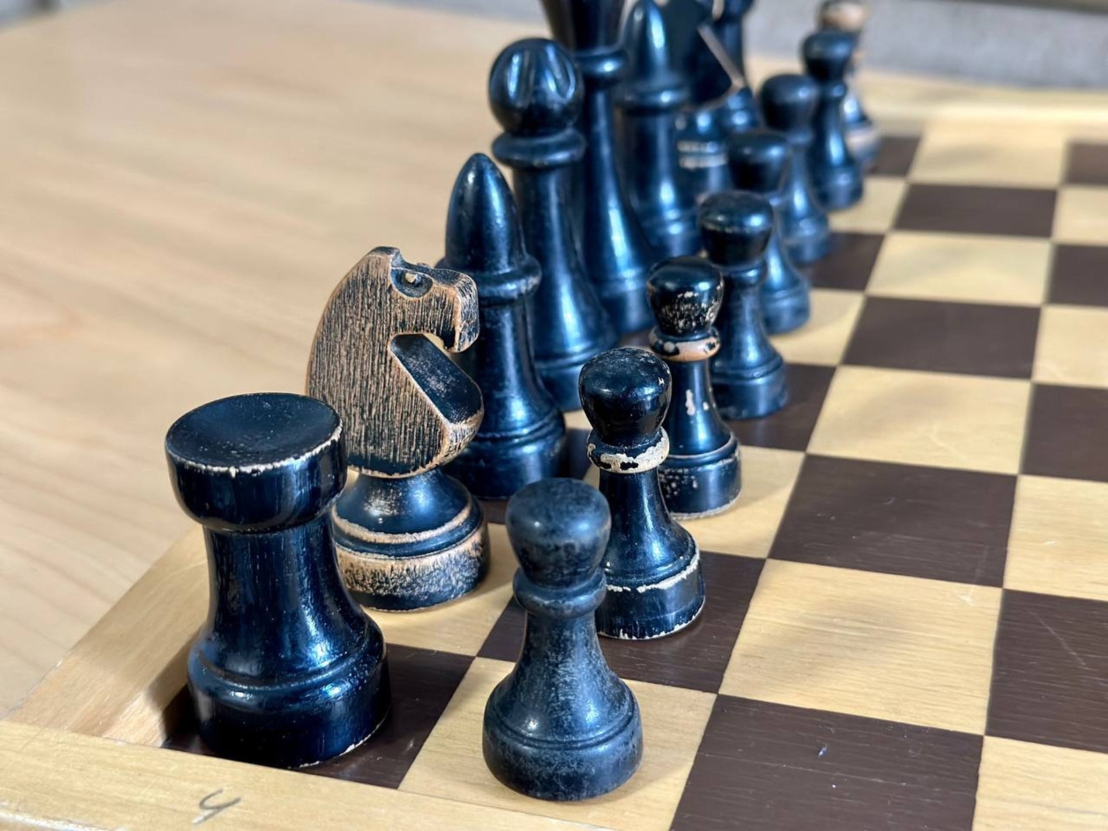 Germany Chess Set With Heavy Weights 60s Vintage in Great - Etsy